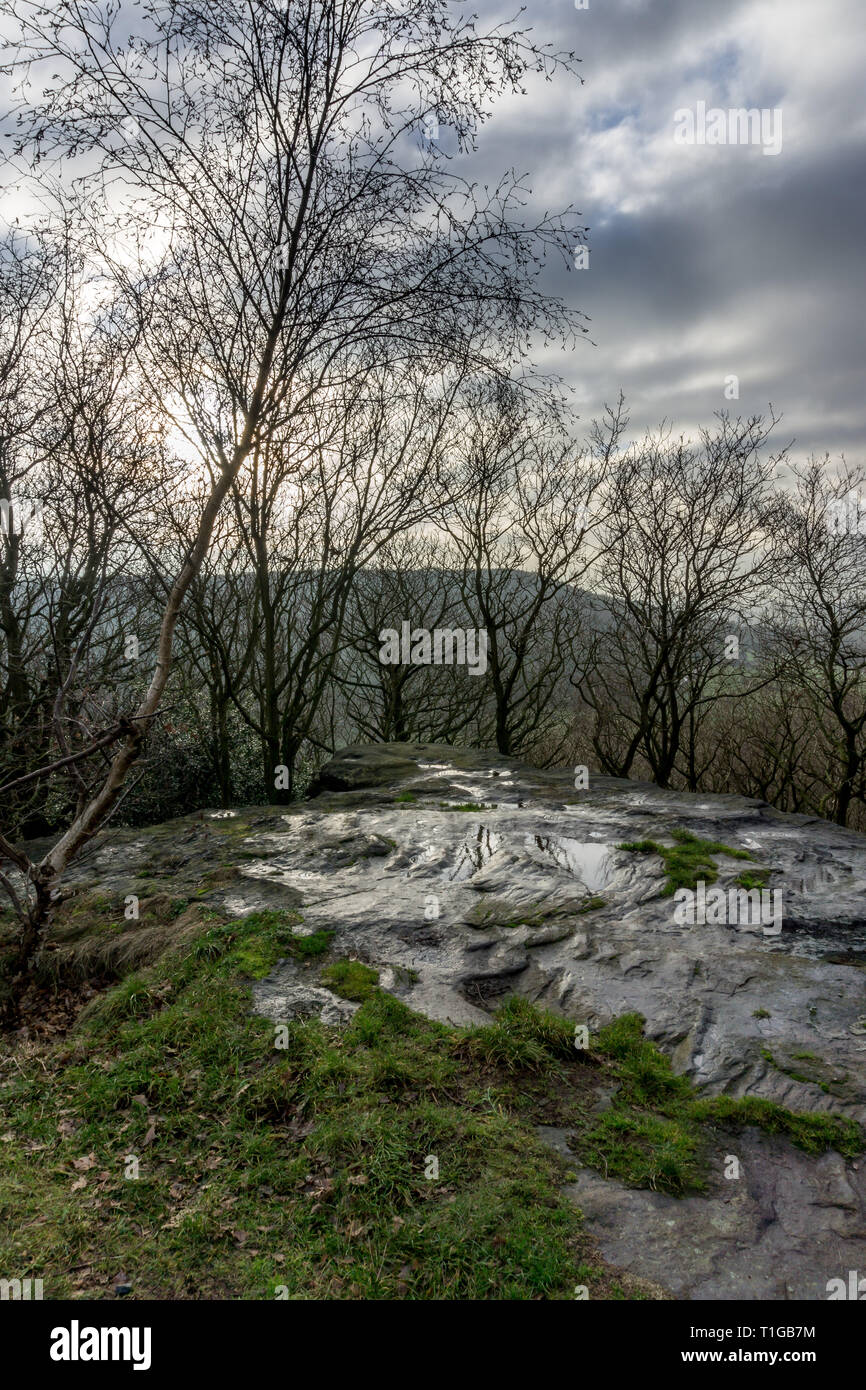 Devils rock, Netherton, Huddersfield, West Yorkshire, England, UK Stock ...