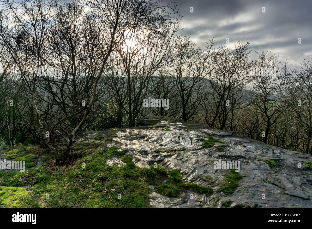 Devils rock, Netherton, Huddersfield, West Yorkshire, England, UK Stock ...