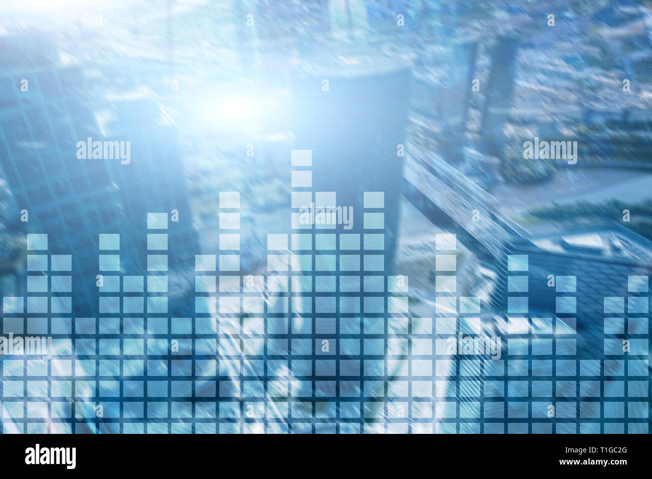 Skyscrapers graph chart hi-res stock photography and images - Alamy