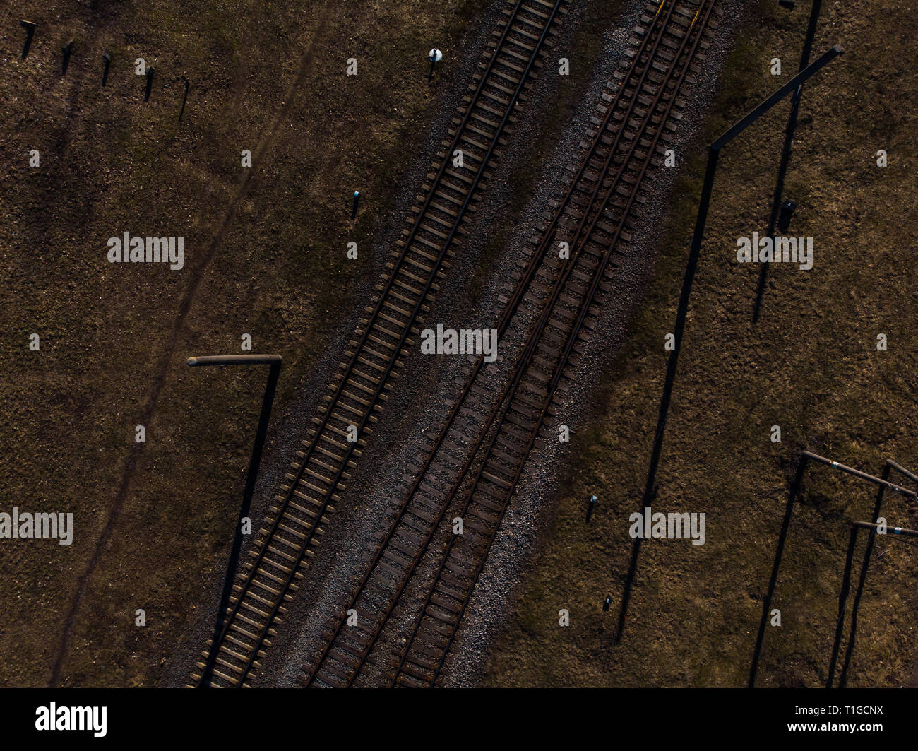 Railraod tracks hi-res stock photography and images - Alamy