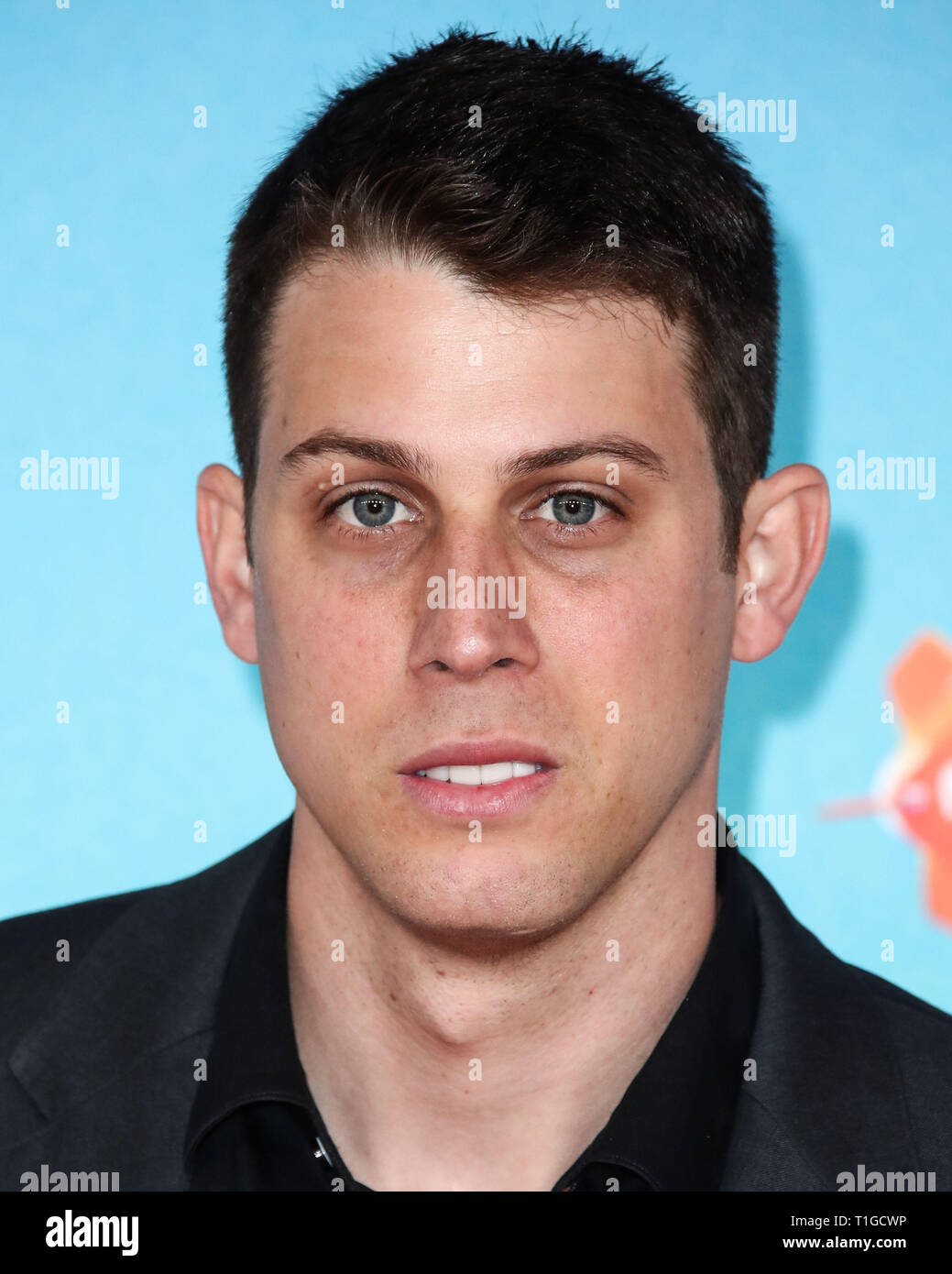 LOS ANGELES, CA, USA - MARCH 23: Tyler Regan arrives at Nickelodeon's ...