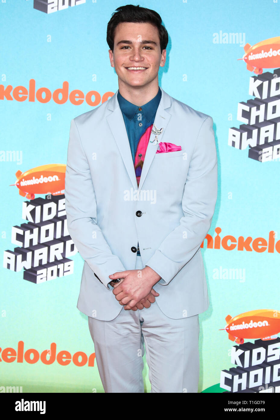 LOS ANGELES, CA, USA - MARCH 23: Kalama Epstein arrives at Nickelodeon ...