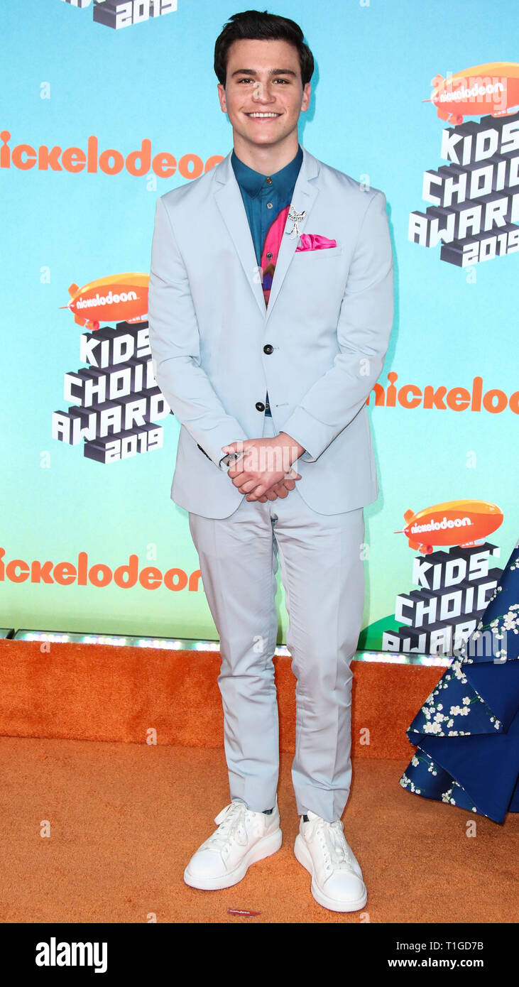 LOS ANGELES, CA, USA - MARCH 23: Kalama Epstein arrives at Nickelodeon ...
