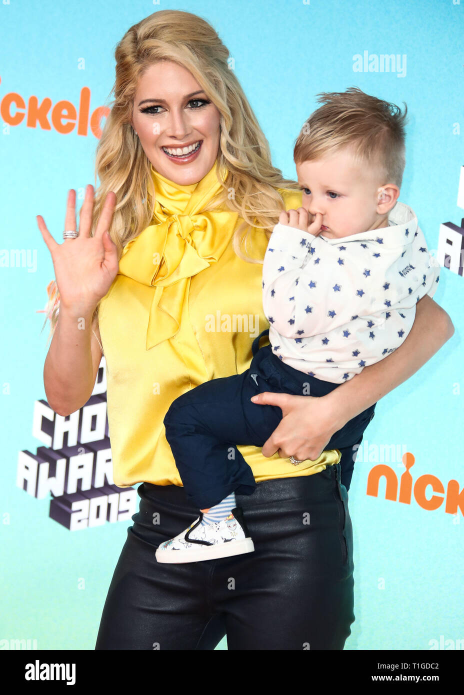 LOS ANGELES, CA, USA - MARCH 23: Heidi Montag (Heidi Pratt) and Gunner ...