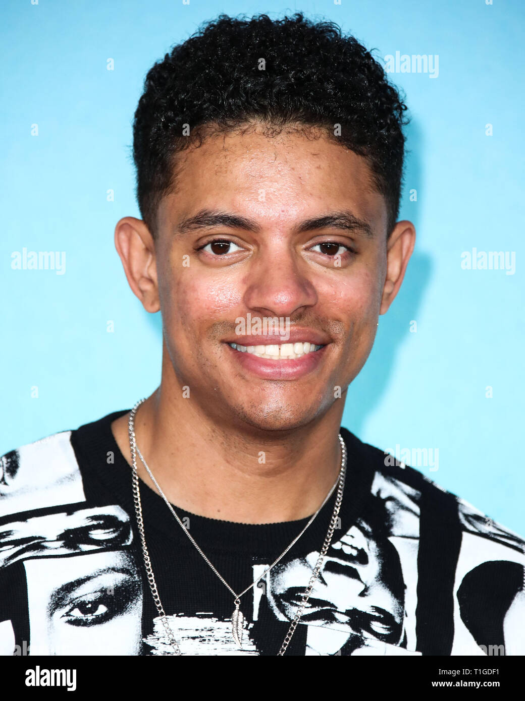 LOS ANGELES, CA, USA - MARCH 23: Brandon Broady arrives at Nickelodeon ...