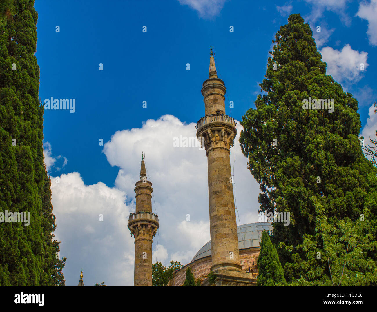 Emir Sultan Mosque, Emir Sultan Cami, Bursa, Turkey Stock Photo - Alamy