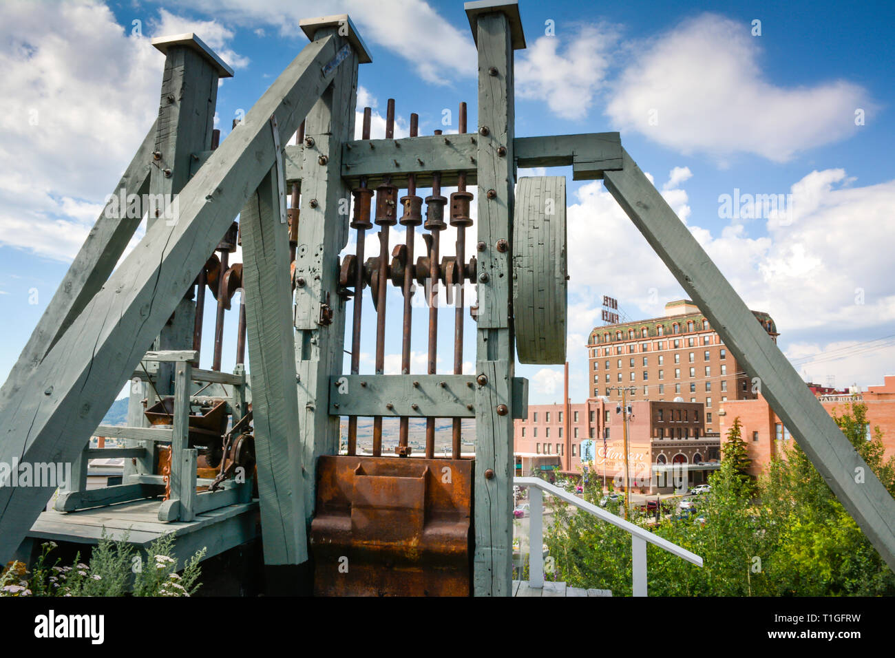 Old headframe hi-res stock photography and images - Alamy
