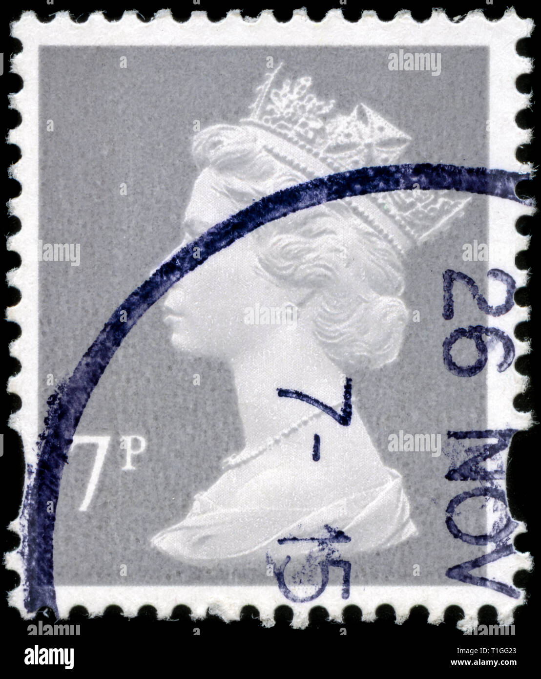 Postage stamp from the United Kingdom and Northern Ireland in the Queen ...
