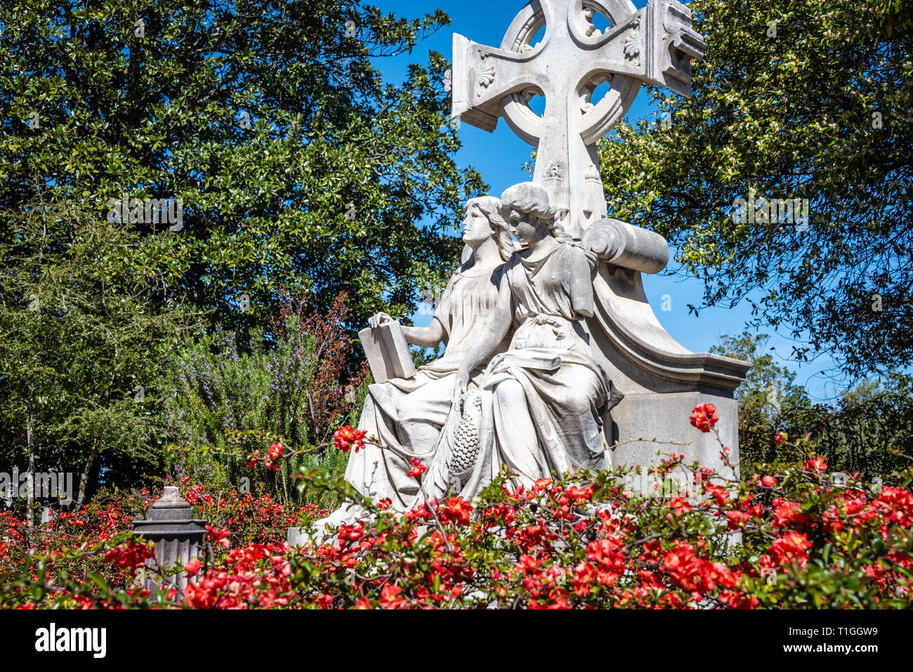 Historic Oakland Cemetery near downtown Atlanta, Georgia. (USA Stock ...