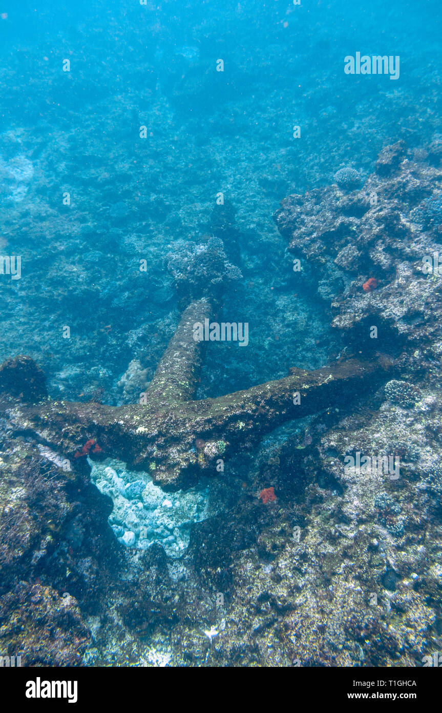 Site of the Batavia shipwreck on Morning reef in the Wallabi Group of ...