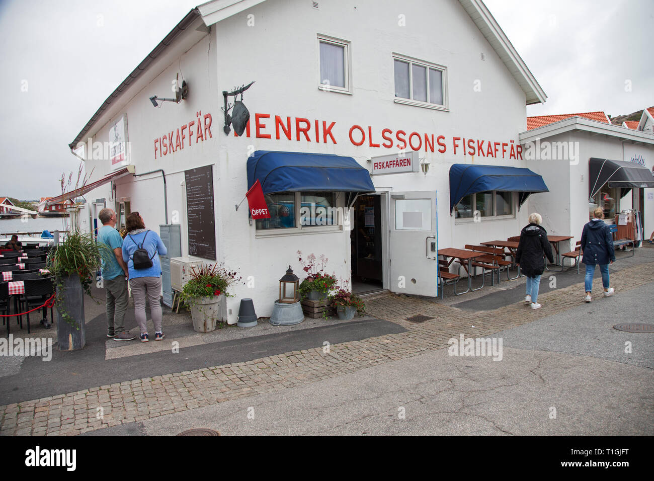 HUNNEBOSTRAND 20170818 Fish shop in Hunnebostrand. Photo Jeppe ...
