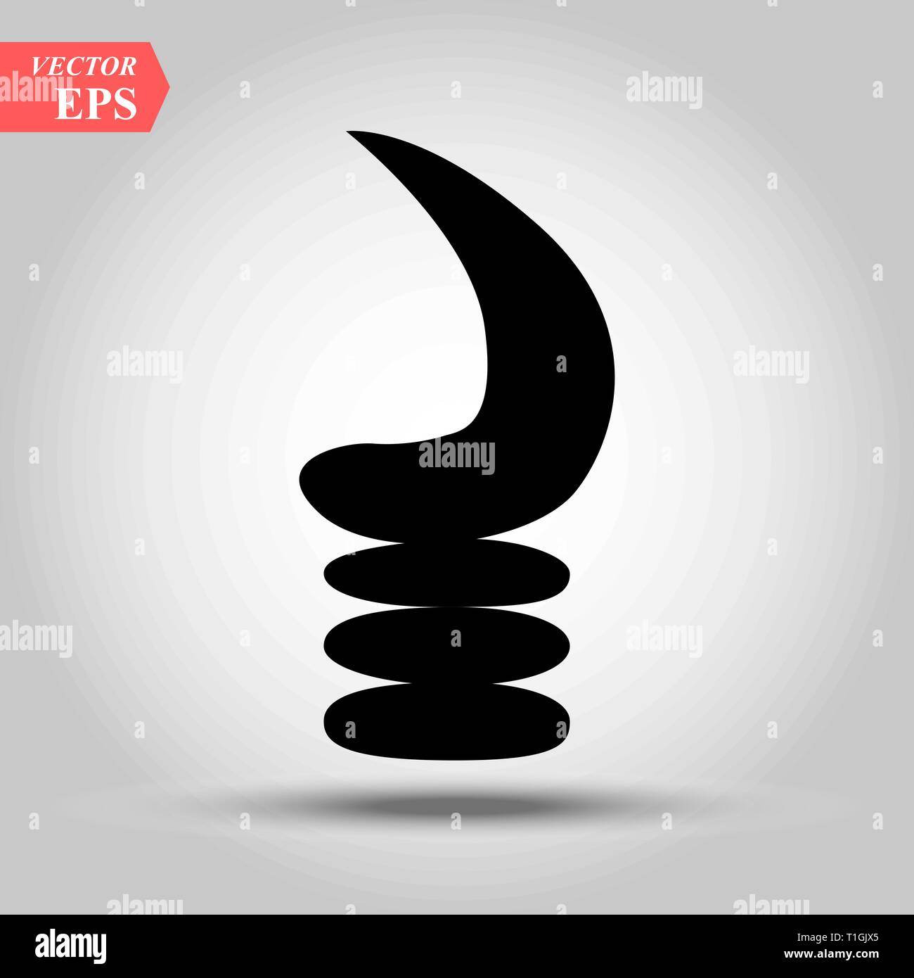 african adinkra symbol Akoben on white background, Except for God ...