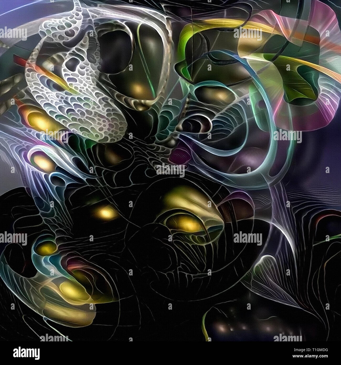 Modern digital abstract painting Stock Photo - Alamy