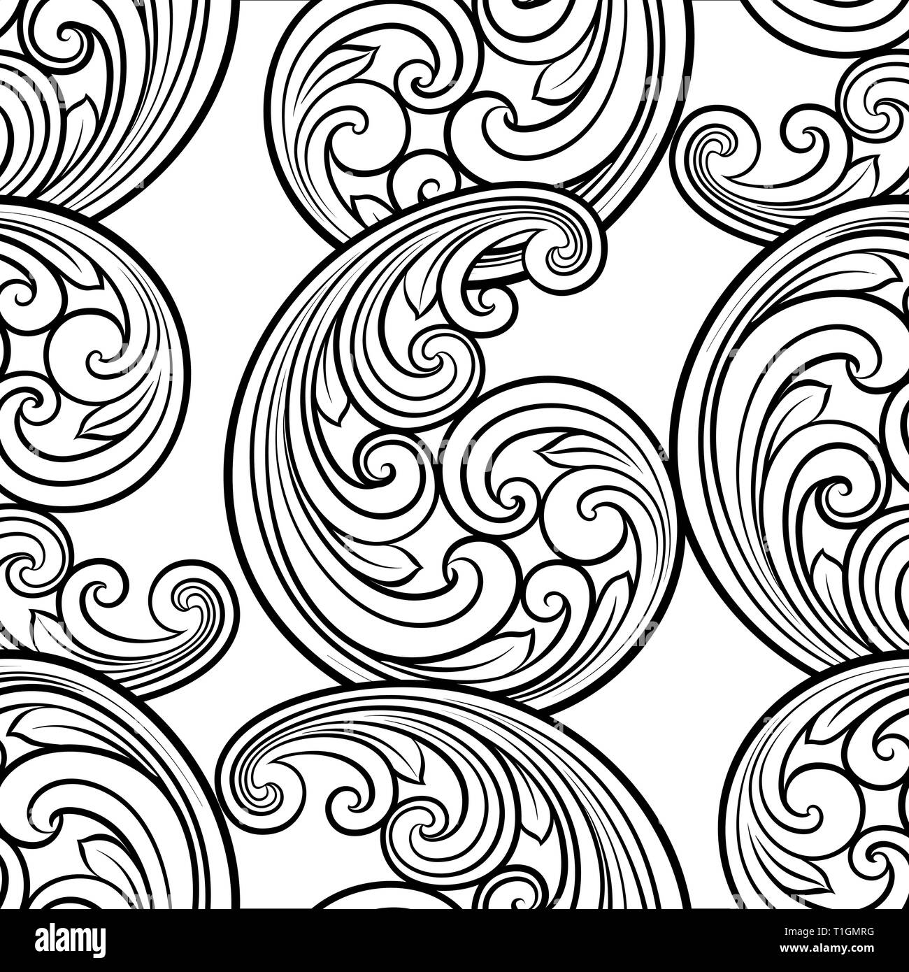 Baroque scrolls Stock Vector Images - Alamy