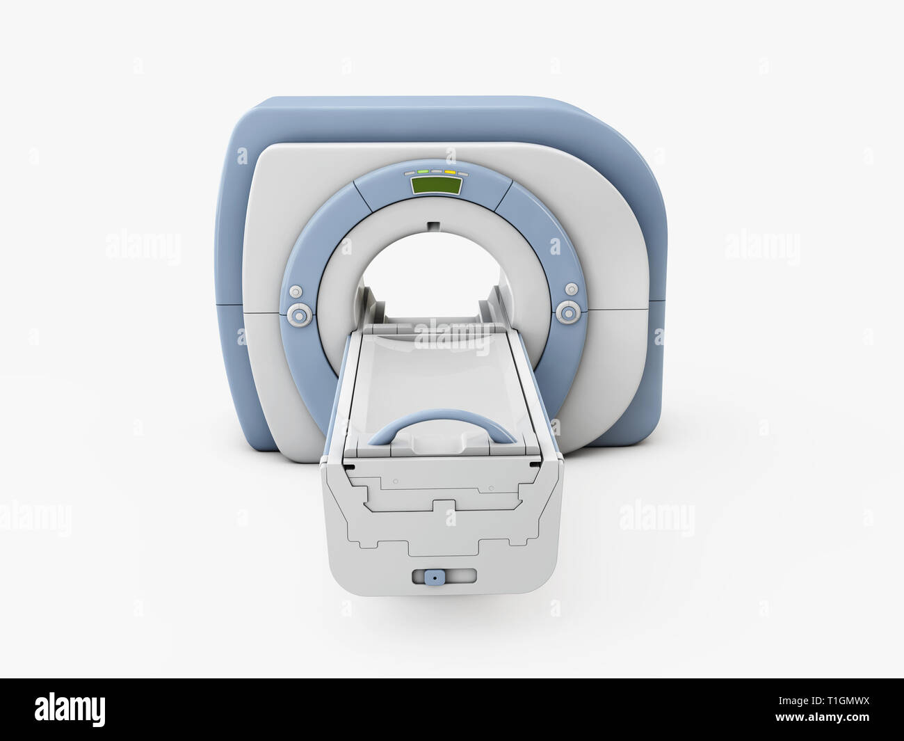 Magnetic resonance imaging device.Isolated MRI scanner 3d illustration Stock Photo - Alamy