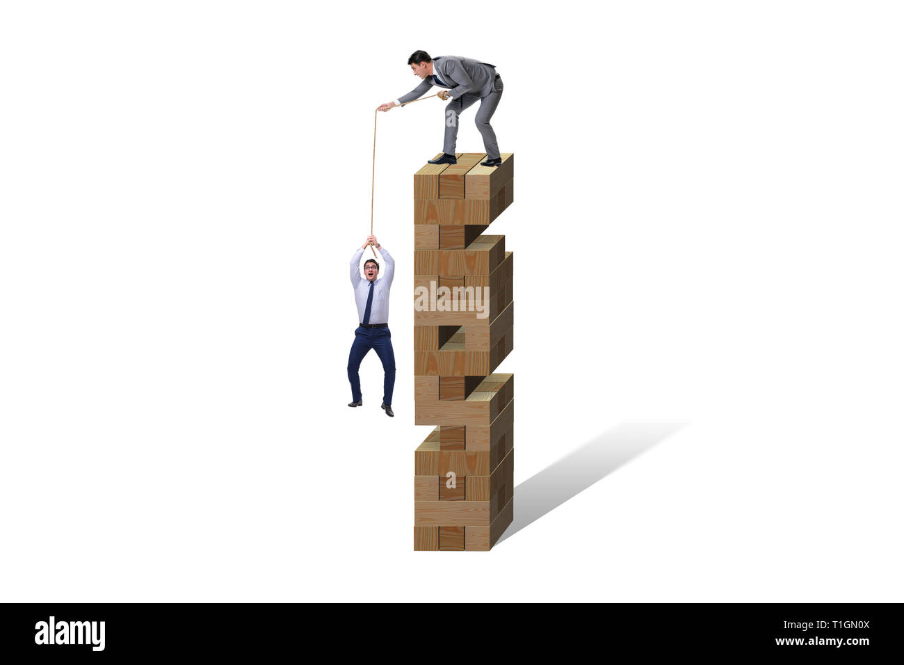 Colleague coaching Cut Out Stock Images & Pictures - Alamy