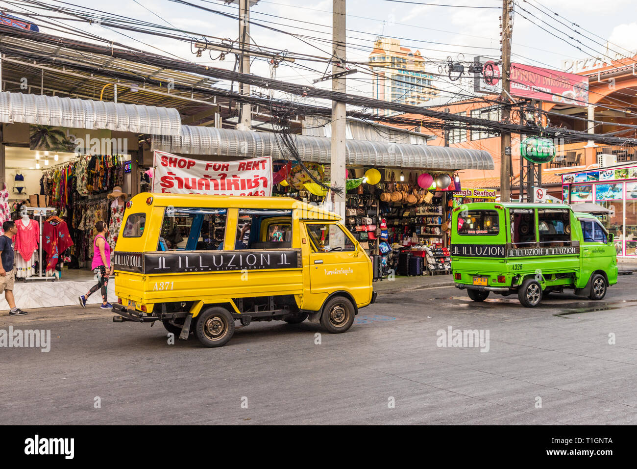 Thai mini bus hi-res stock photography and images - Alamy
