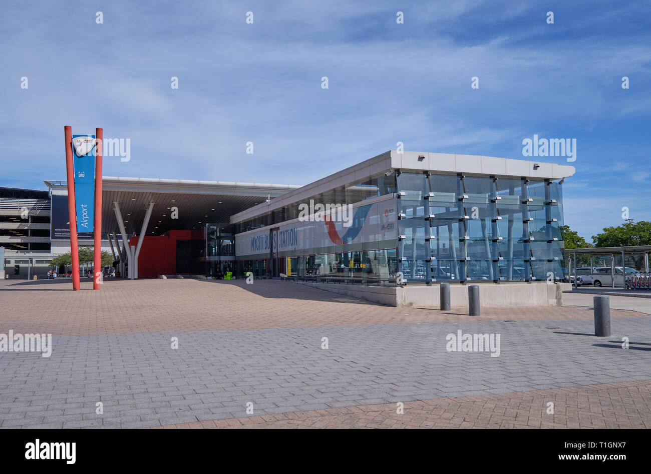 Myciti bus Airport station in Cape Town, South Africa Stock Photo - Alamy