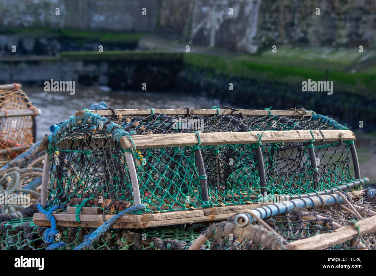 Lobster Pot at Staiths Stock Photo - Alamy
