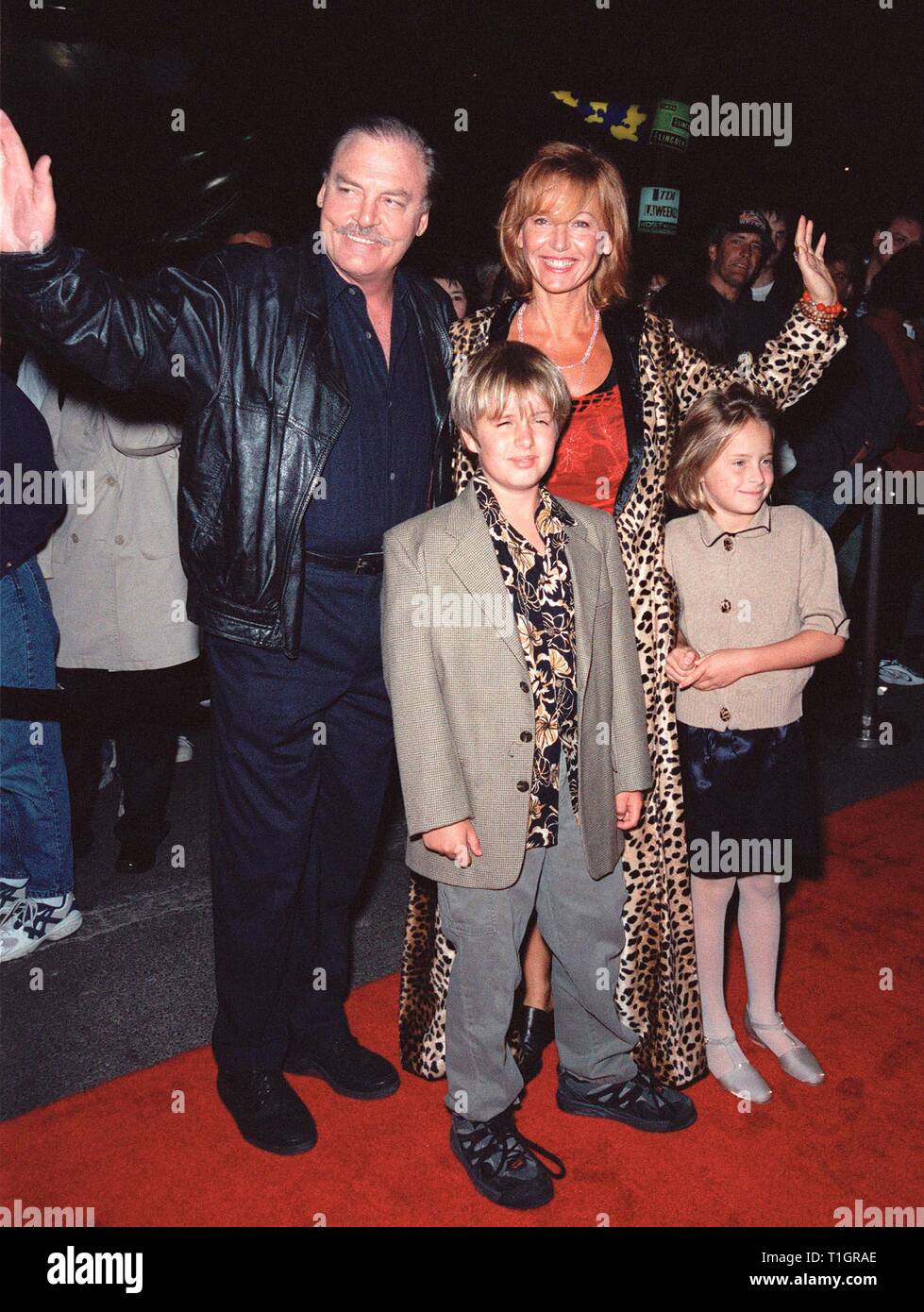 LOS ANGELES, CA. September 24, 1999: Actor Stacy Keach & family at the ...