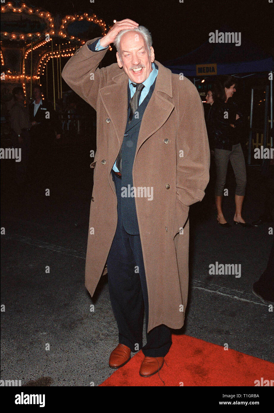 LOS ANGELES, CA. September 24, 1999: Actor Donald Sutherland at the ...