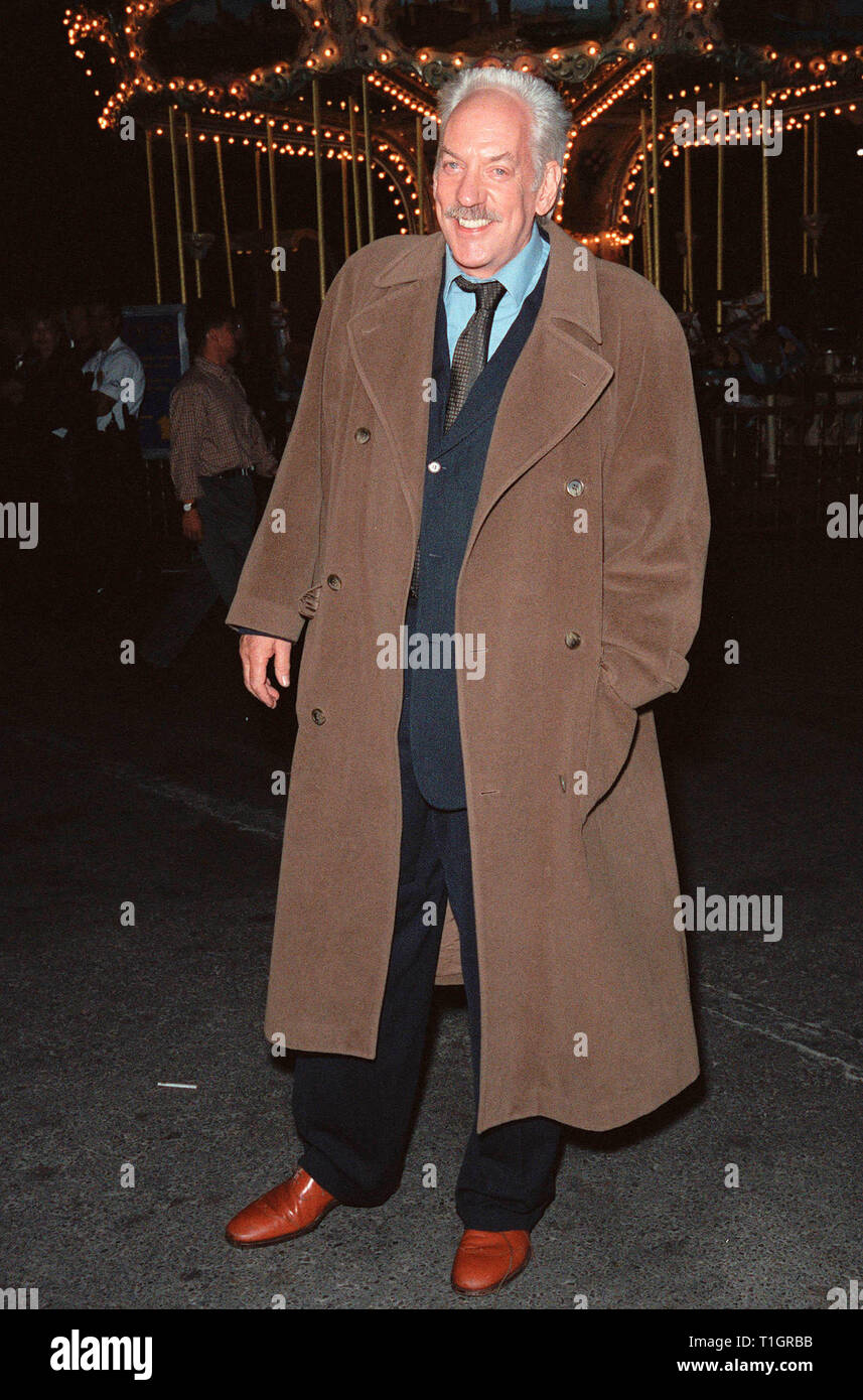 LOS ANGELES, CA. September 24, 1999: Actor Donald Sutherland at the ...