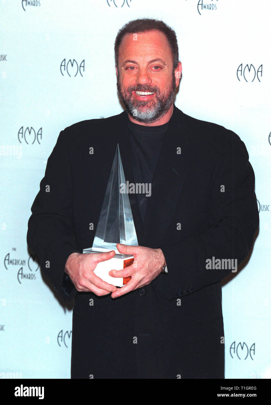 LOS ANGELES, CA - January 11, 1999: Pop star BILLY JOEL at the American ...