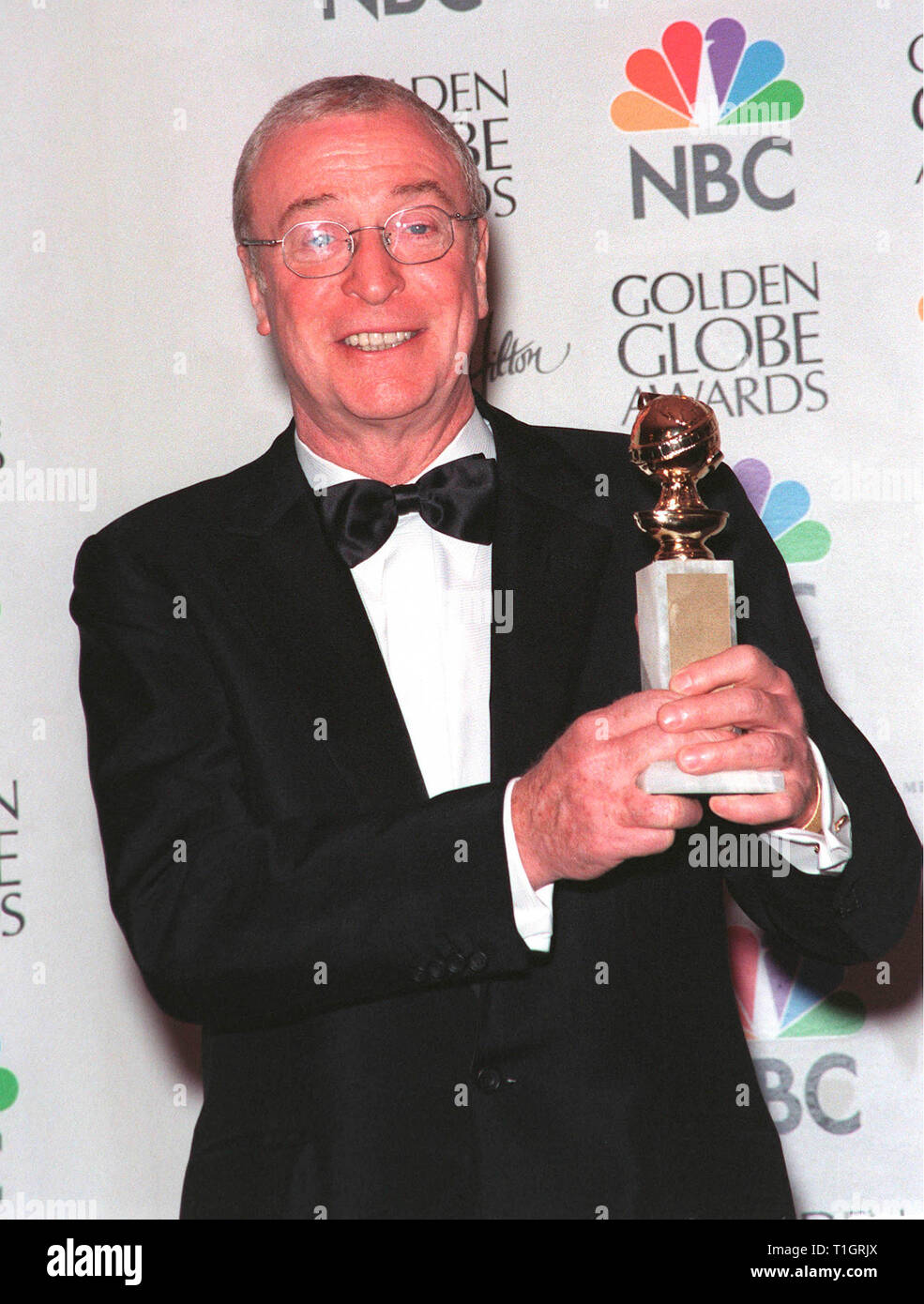 LOS ANGELES, CA - January 25, 1999: Actor MICHAEL CAINE at the Golden ...