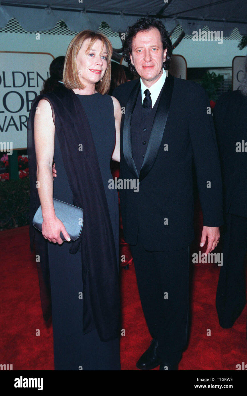 LOS ANGELES, CA - January 25, 1999: Actor GEOFFREY RUSH at the Golden ...