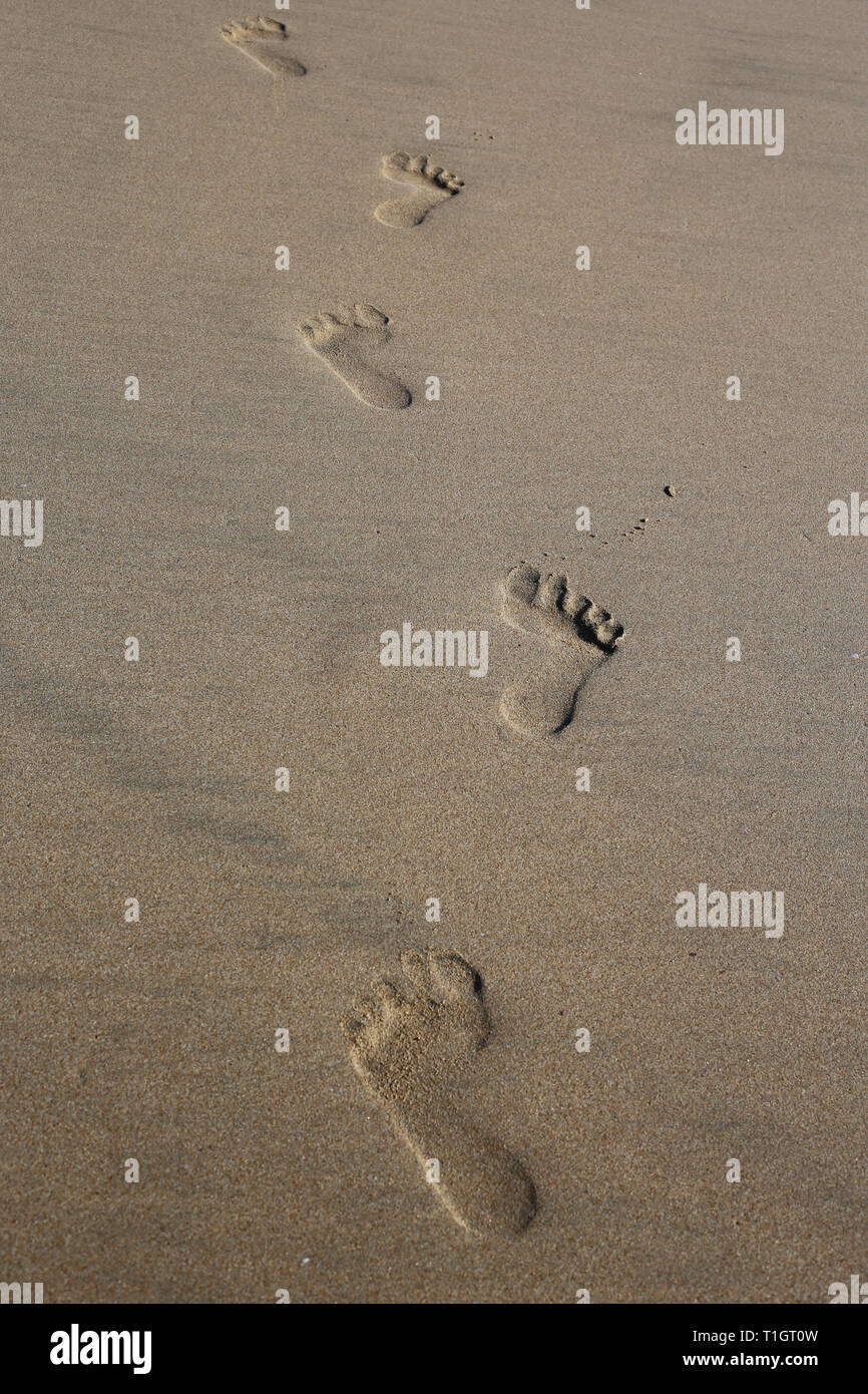 Walk footprints footstep footsteps hi-res stock photography and images ...