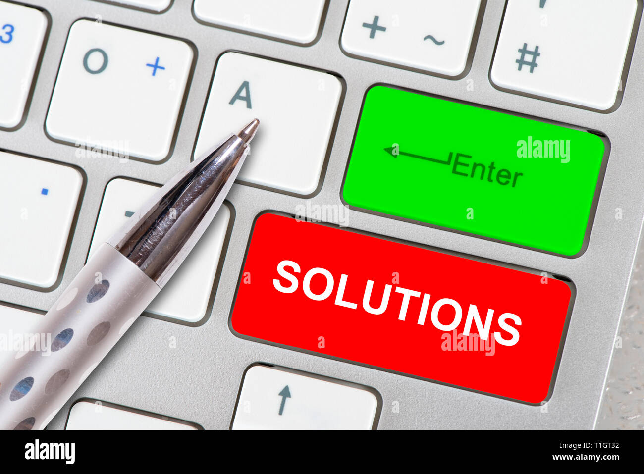 Computer solution hi-res stock photography and images - Alamy