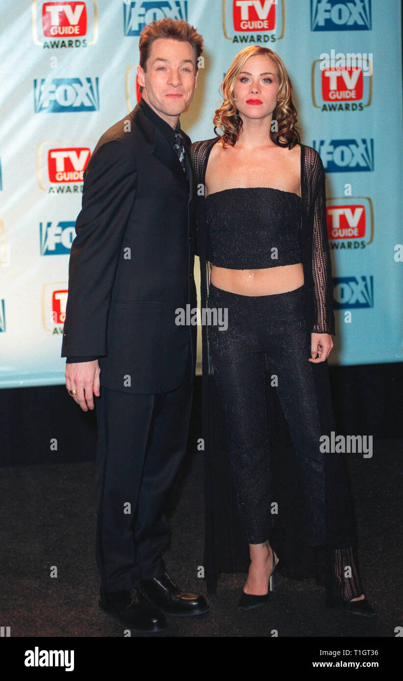 LOS ANGELES, CA - February 1, 1999: Hosts CHRISTINA APPLEGATE & FRENCH ...