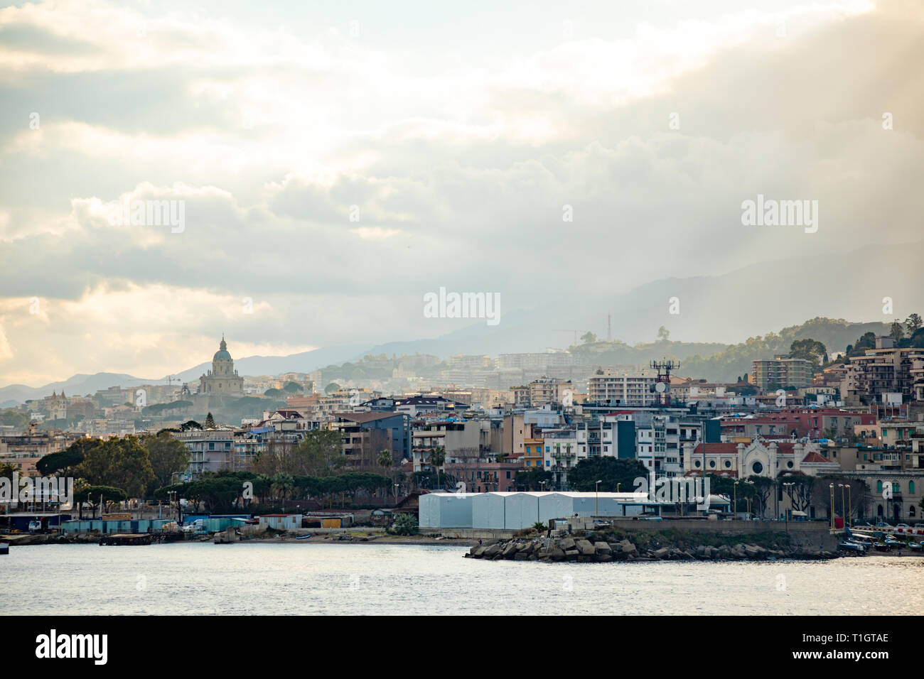 Messina aerial view hi-res stock photography and images - Alamy