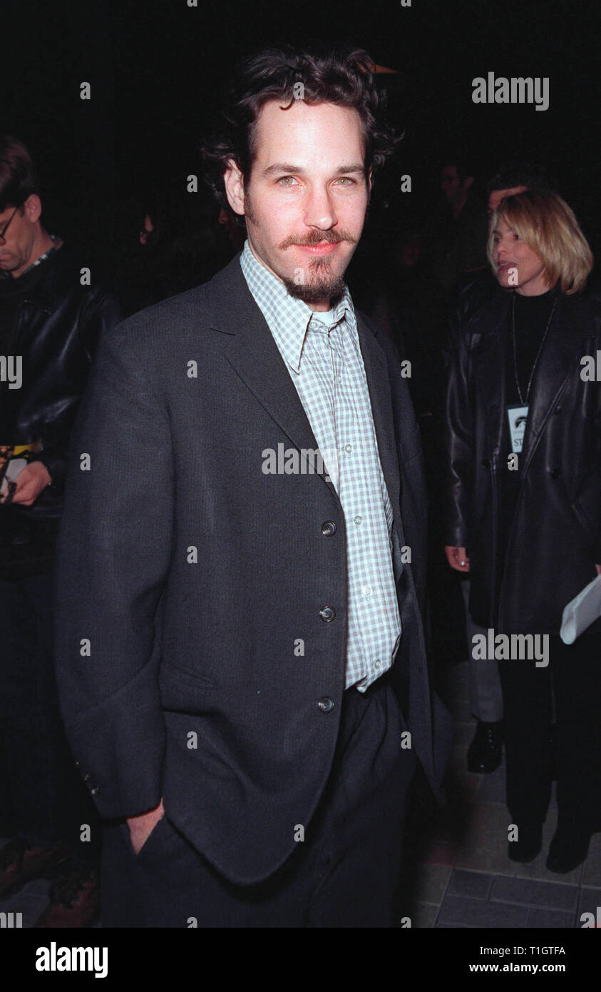LOS ANGELES, CA - February 10, 1999: Actor PAUL RUDD at the premiere of ...