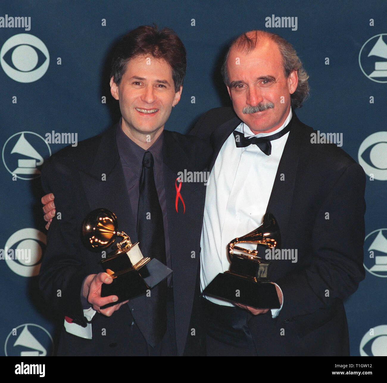 LOS ANGELES, CA - February 25, 1999: Songwriters JAMES HORNER & WILL ...