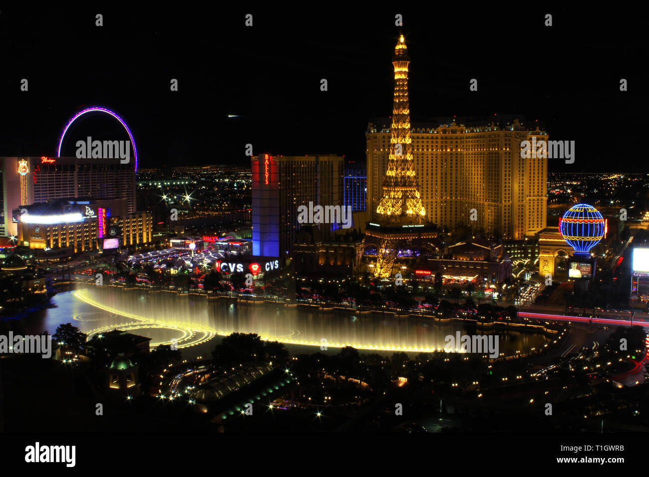 Panorama Las Vegas Strip Stock Photo - Alamy