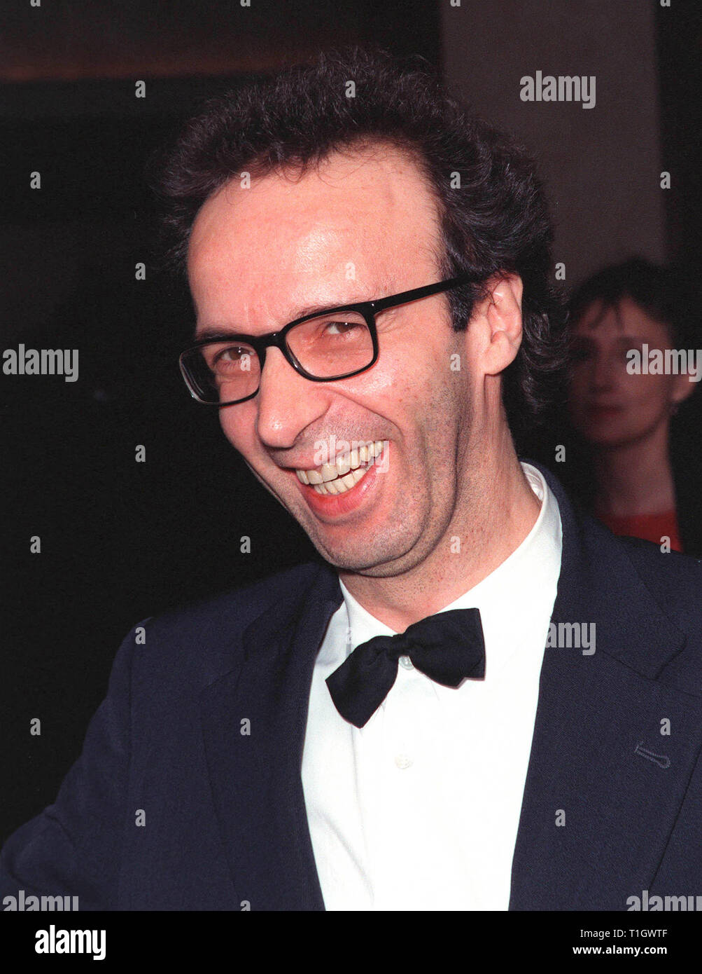 LOS ANGELES, CA - March 7, 1999: Actor/director ROBERTO BENIGNI at the ...