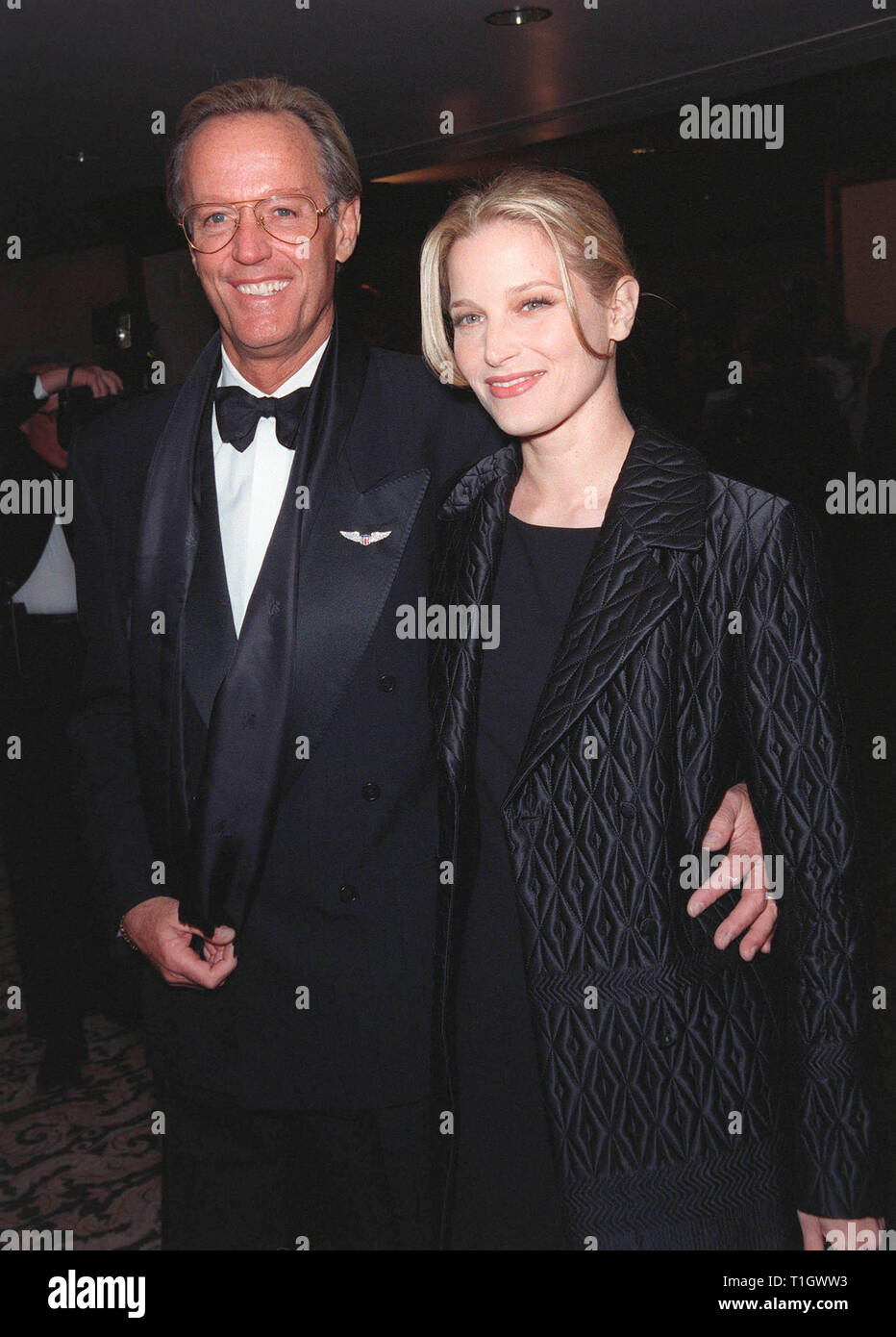 LOS ANGELES, CA - March 6, 1999: Actor PETER FONDA & actress daughter ...