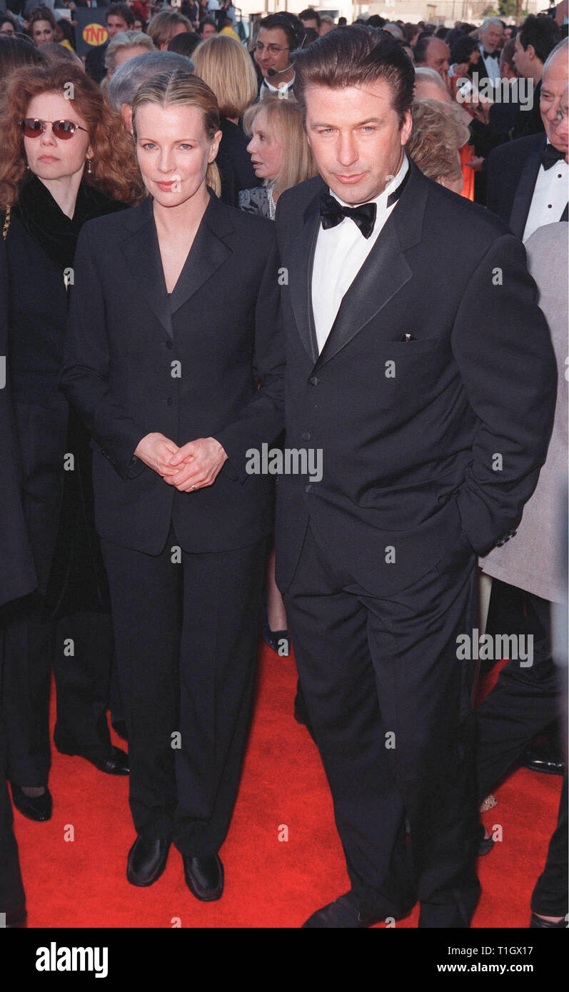 LOS ANGELES, CA - March 8, 1999: Actress KIM BASINGER & actor husband ...