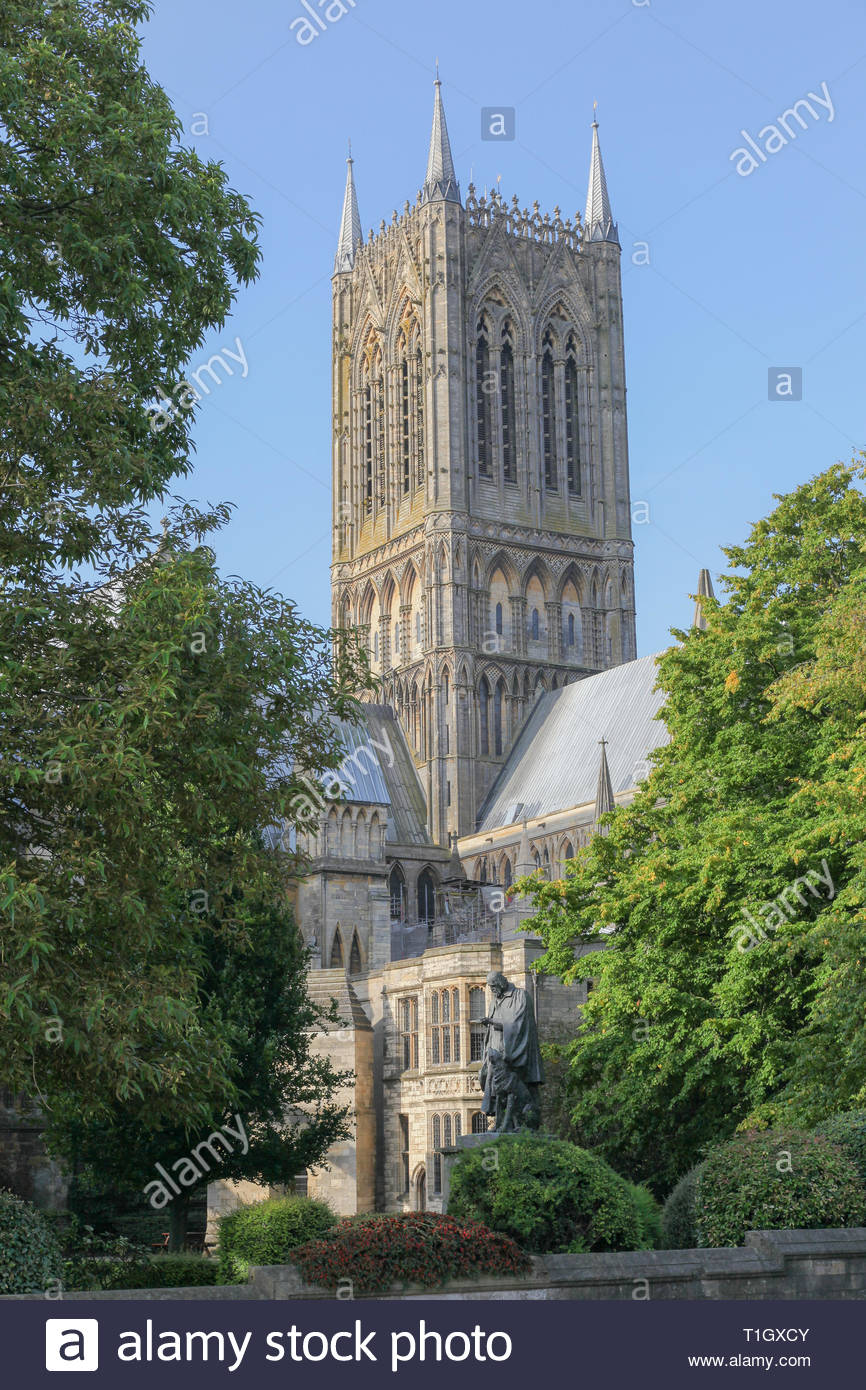 Lincoln Cathedral Lincoln Imp Stock Photos & Lincoln Cathedral Lincoln ...