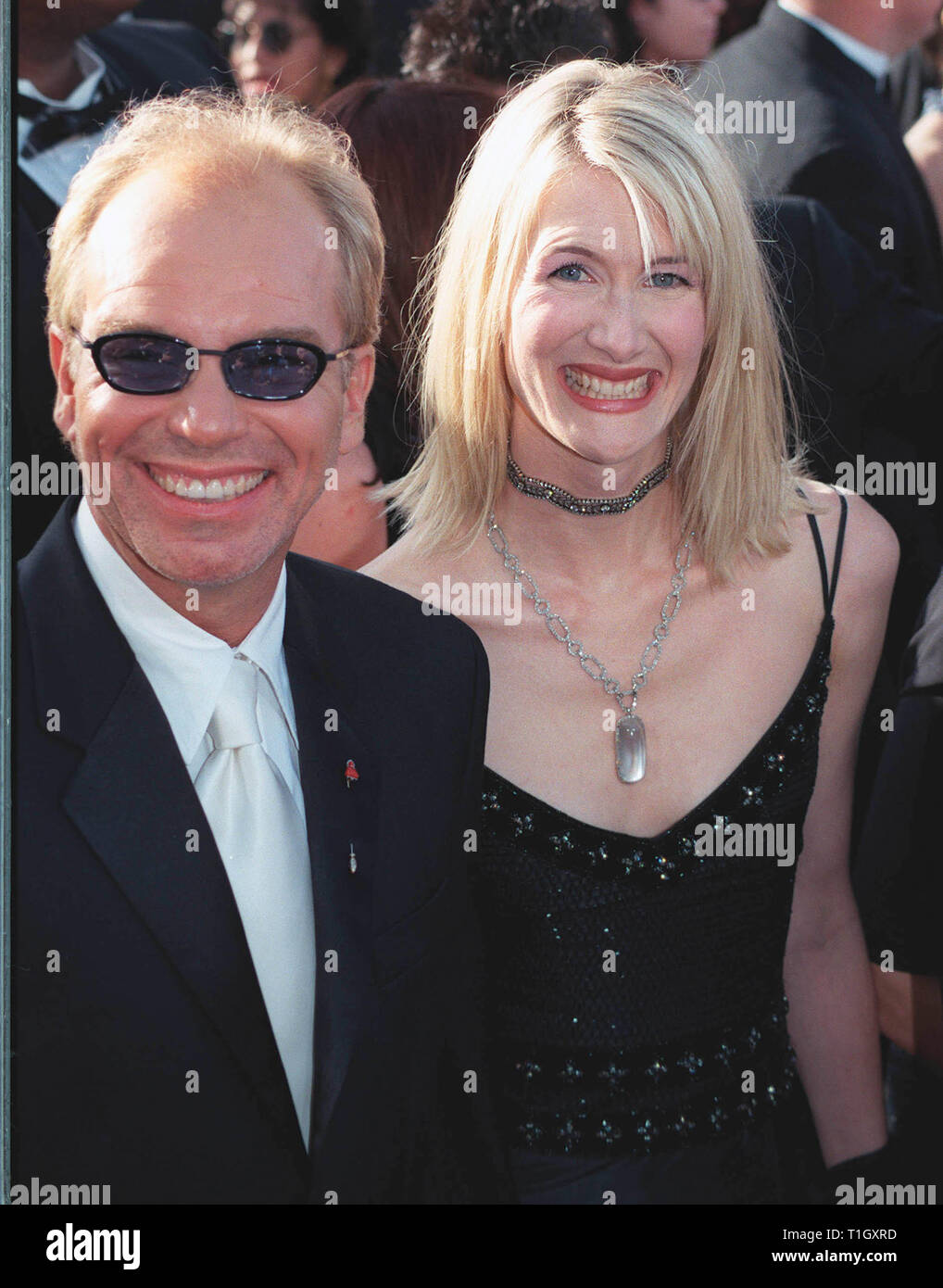 LOS ANGELES, CA - March 21, 1999: Actor BILLY BOB THORNTON & actress ...