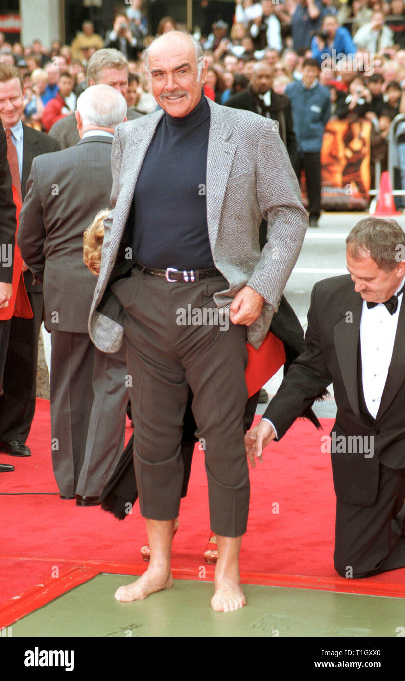 LOS ANGELES, CA - April 13, 1999: Actor SEAN CONNERY at Hollywood's ...