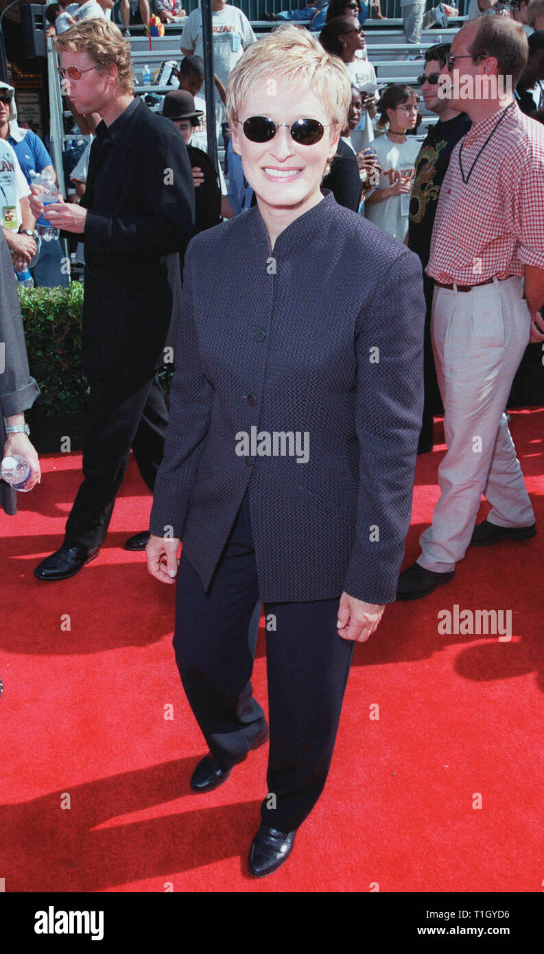 LOS ANGELES, CA. June 12, 1999: Actress GLENN CLOSE at the world ...