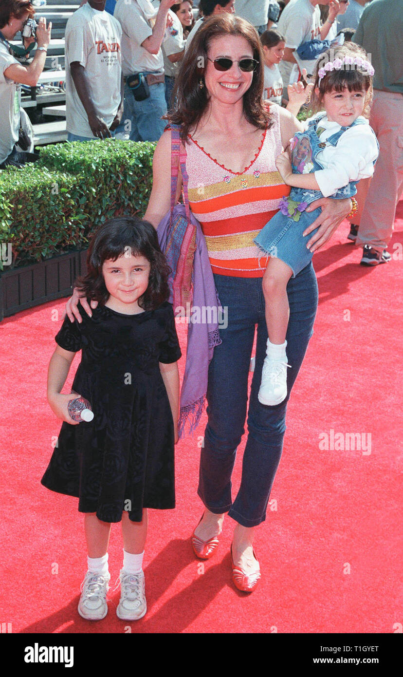 LOS ANGELES, CA. June 12, 1999: Actress MIMI ROGERS & daughters at the ...
