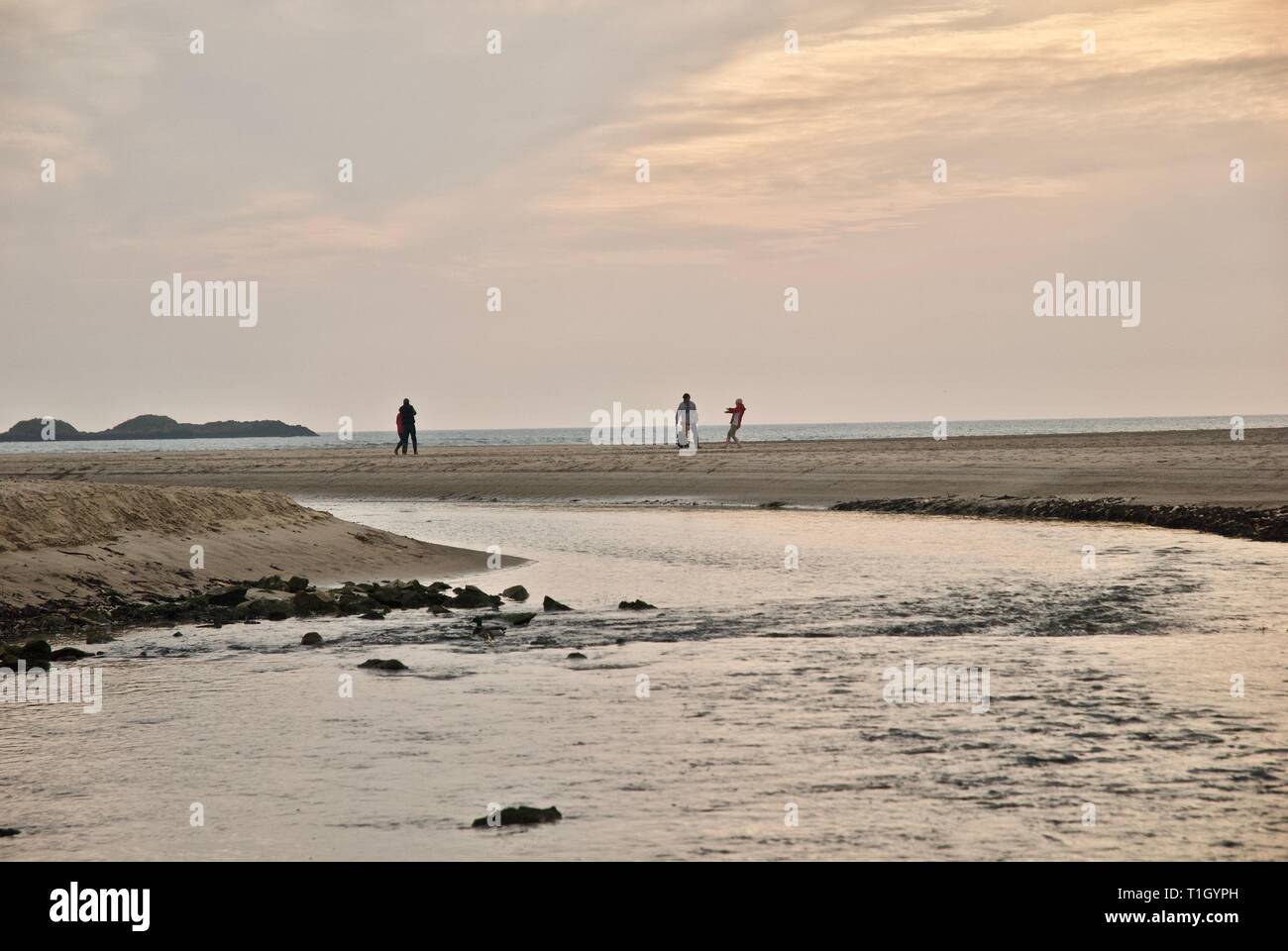 Traeth cymyran beach wales hi-res stock photography and images - Alamy