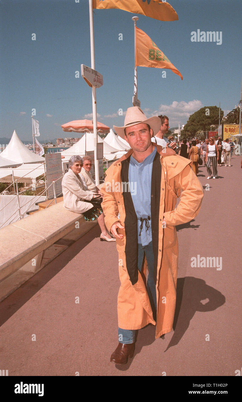 CANNES, FRANCE: 19 MAY 1999: Australian actor TROY DANN at the Cannes ...