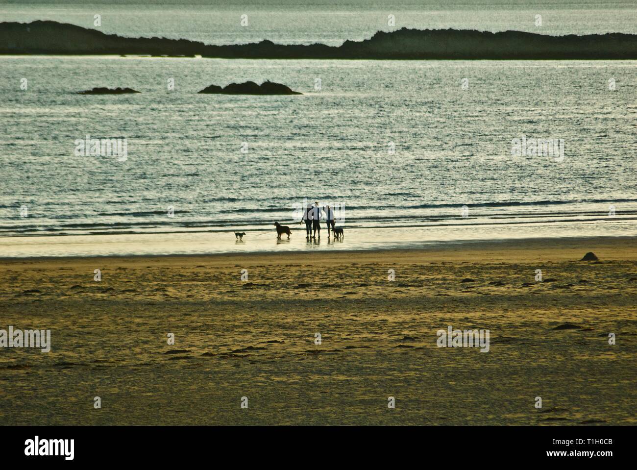 Traeth Cymyran Beach Wales High Resolution Stock Photography and Images ...