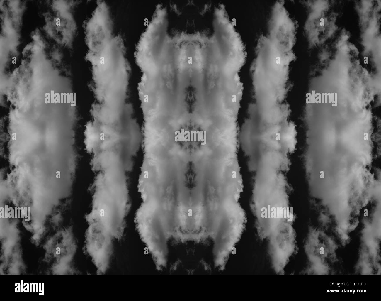 Seamless clouds pattern for design, background, textile, ceramic tiles ...