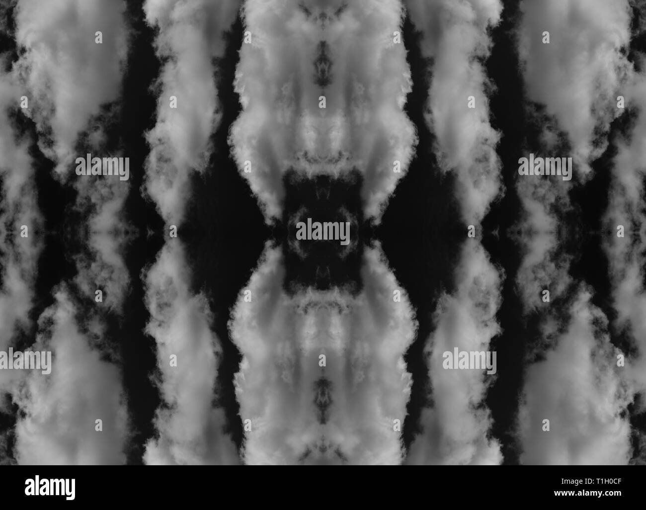 Seamless clouds pattern for design, background, textile, ceramic tiles ...