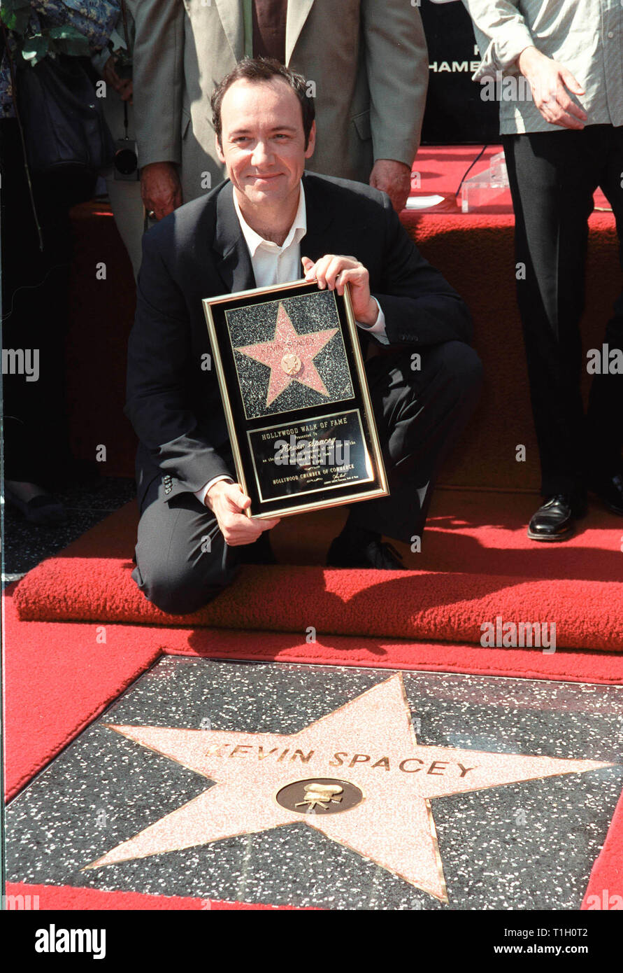 LOS ANGELES, CA. October 05, 1999: Actor Kevin Spacey is honored with ...
